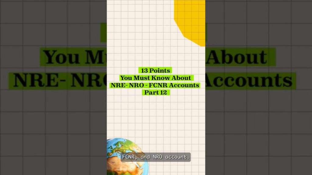 Who can send money into your NRE, NRO, and FCNR accounts? – NRI Money ...